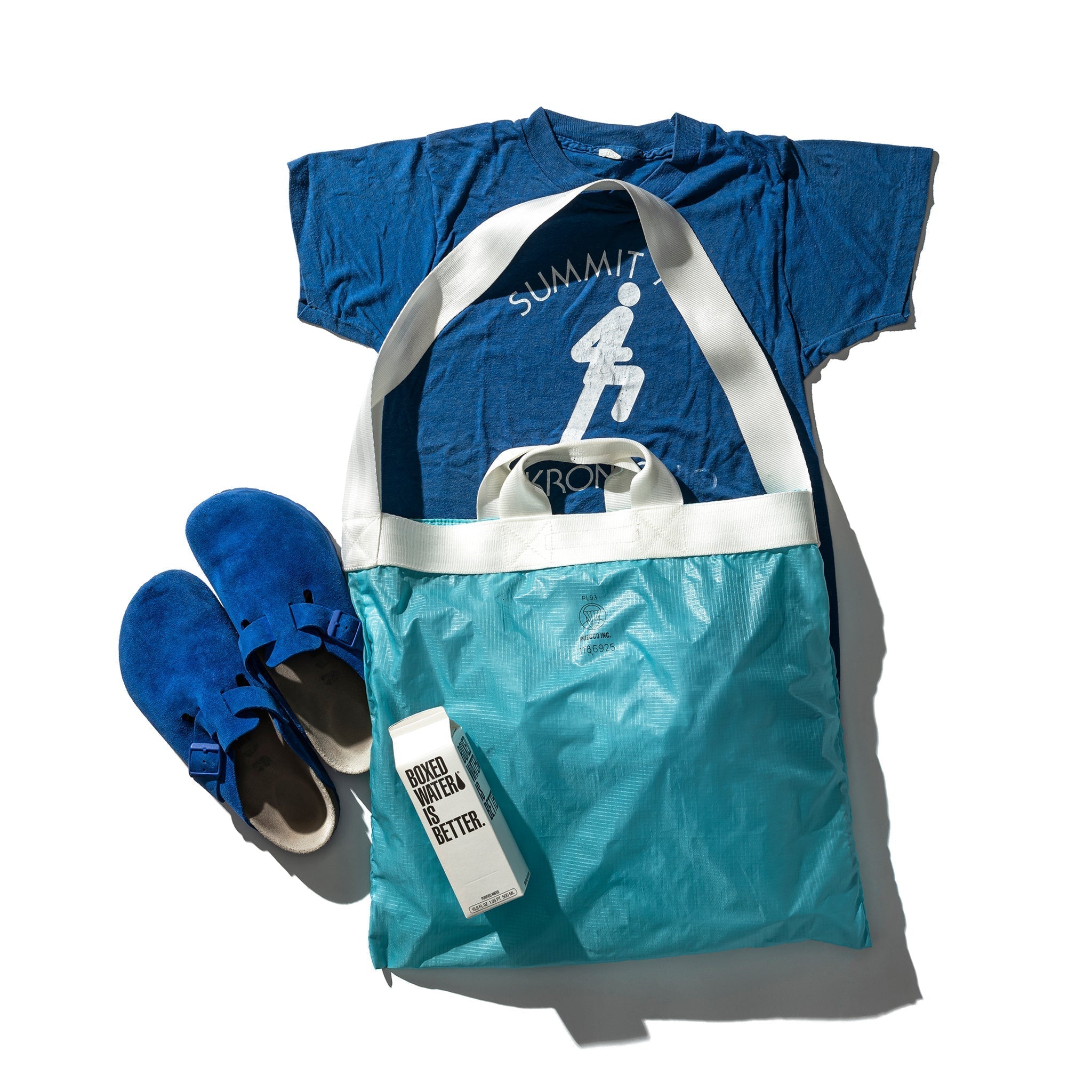 PUEBCO VINTAGE PARACHUTE LIGHT 2-WAY BAG / Blue – Pronto & Co.